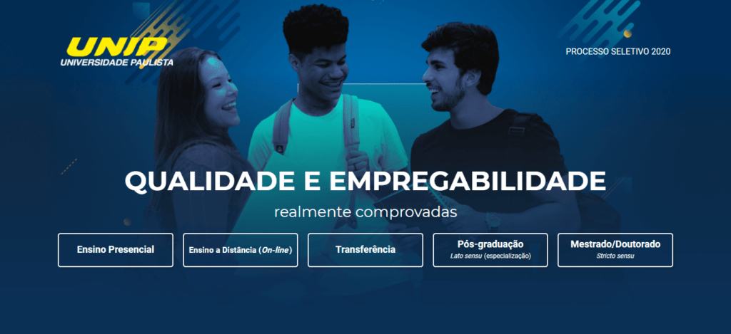 VESTIBULAR UNIP 2021 → Inscrição, Provas, Vagas e Resultados